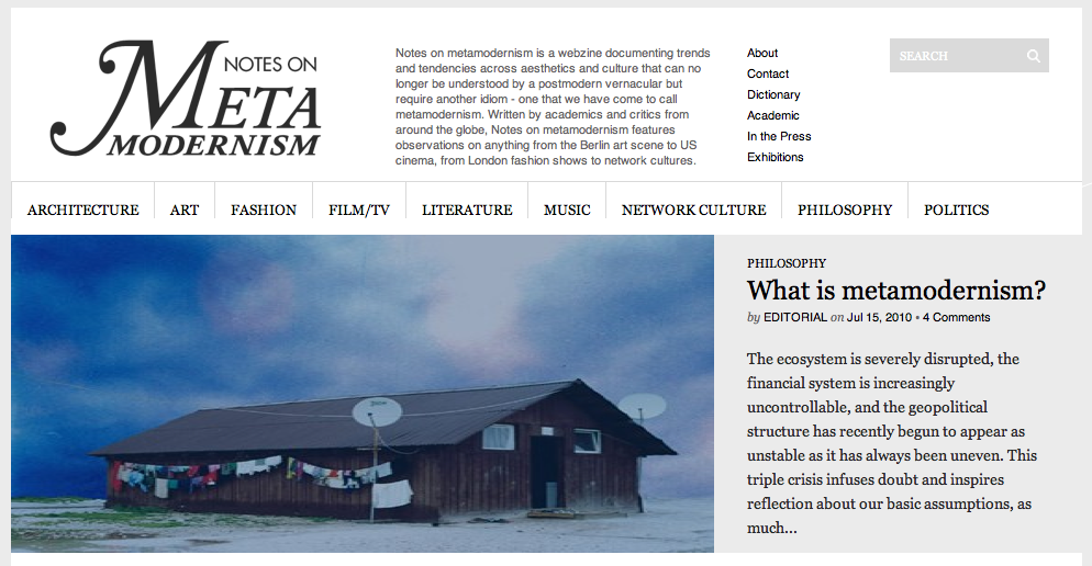 Metamodernism – Dorothy R. Santos, Ph.D.